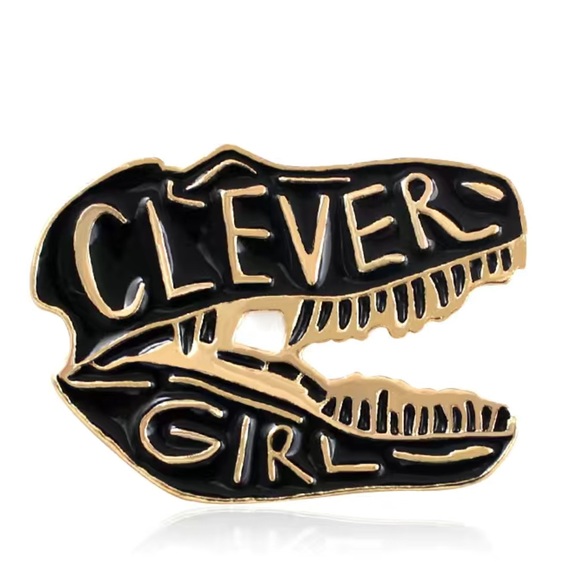 Jewelry | 315 Clever Girl Jurassic Park Velociraptor Enamel Pin Brooch ...